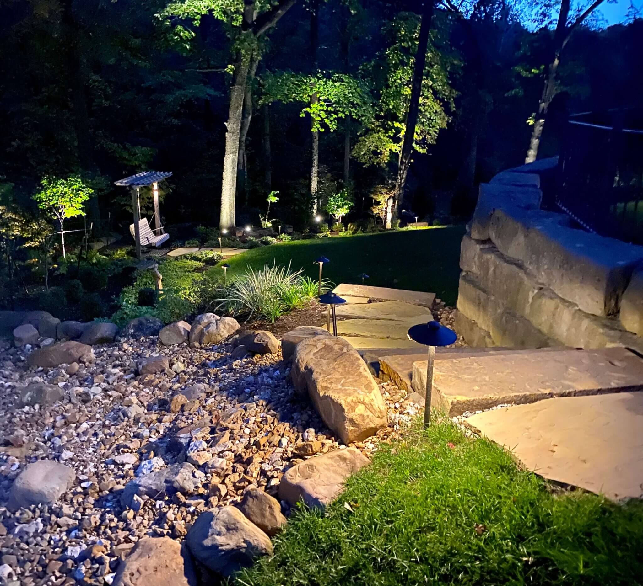 6 Landscape Design Ideas for a Sloped Yard - High Prairie Outdoors & Pools